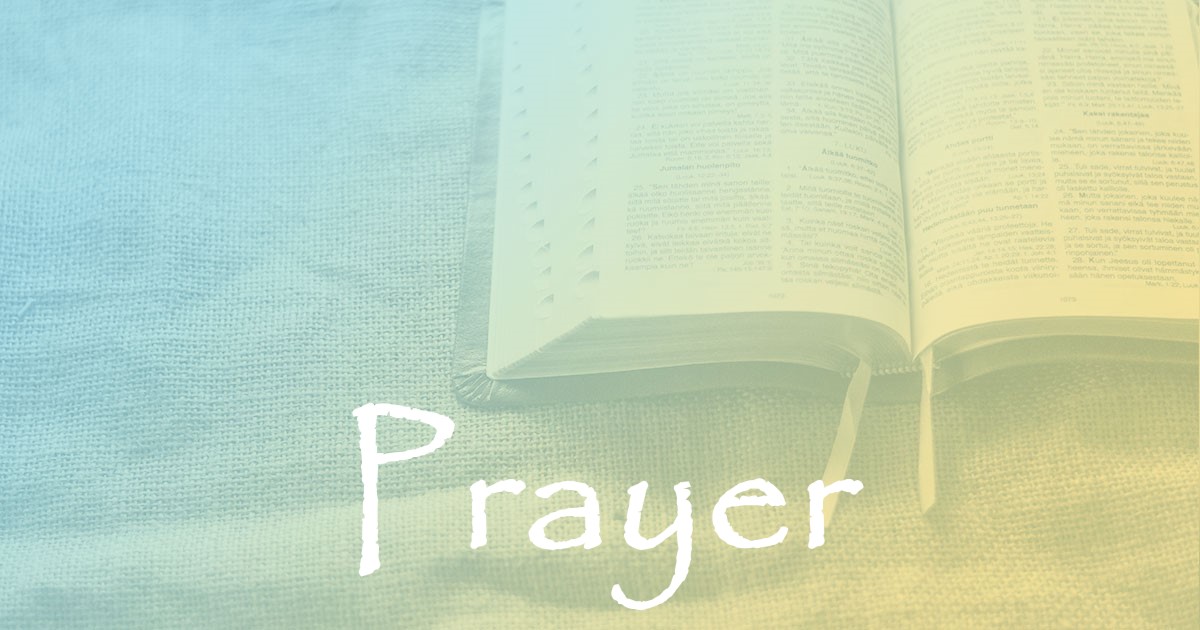 Prayer: Part 1 - The Disciple's Prayer | Grace Bible Church - Warren, MI