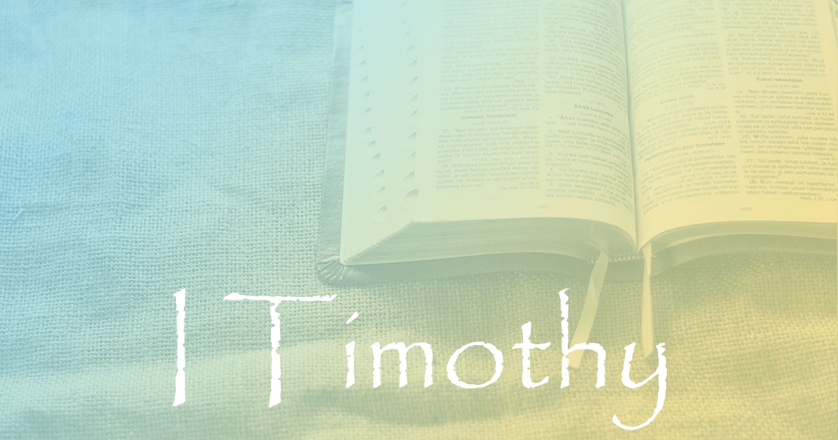 I Timothy 1:5-7: The Vain Jangling of Israel's Program | Grace Bible ...